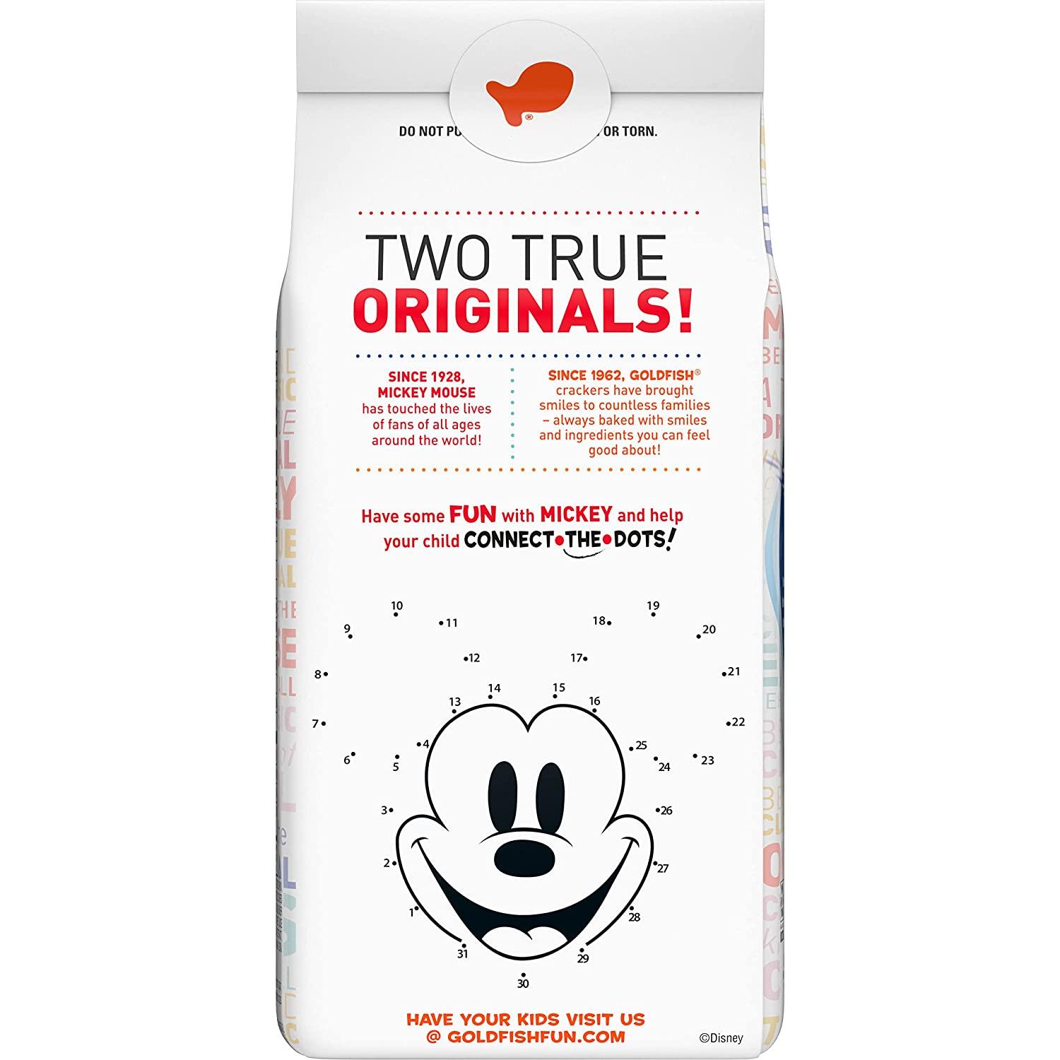 Pepperidge Farm Goldfish Cheddar Crackers Disney Mickey Mouse Special ...