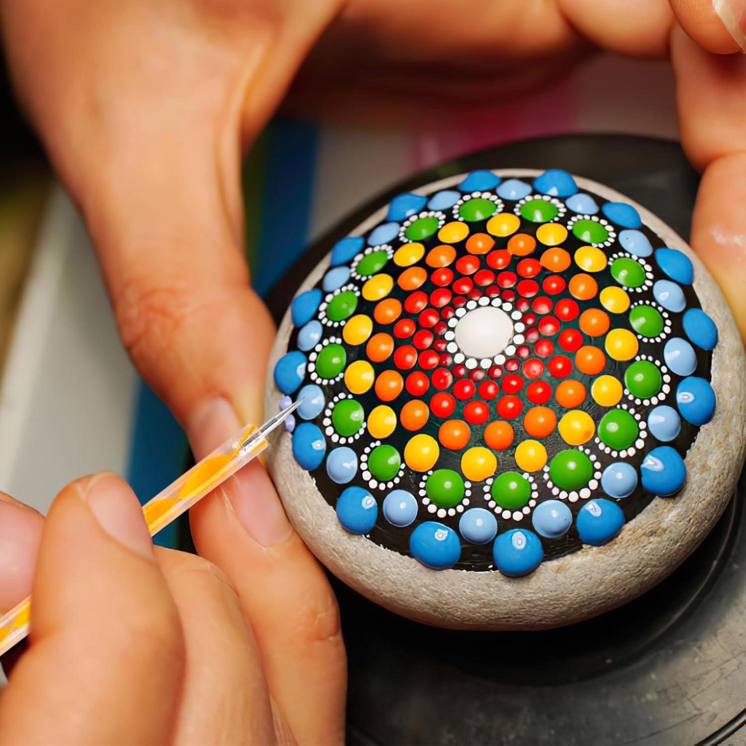 14-Piece Dotting Tools Set for Nail Art & Stone Painting | Precision ...