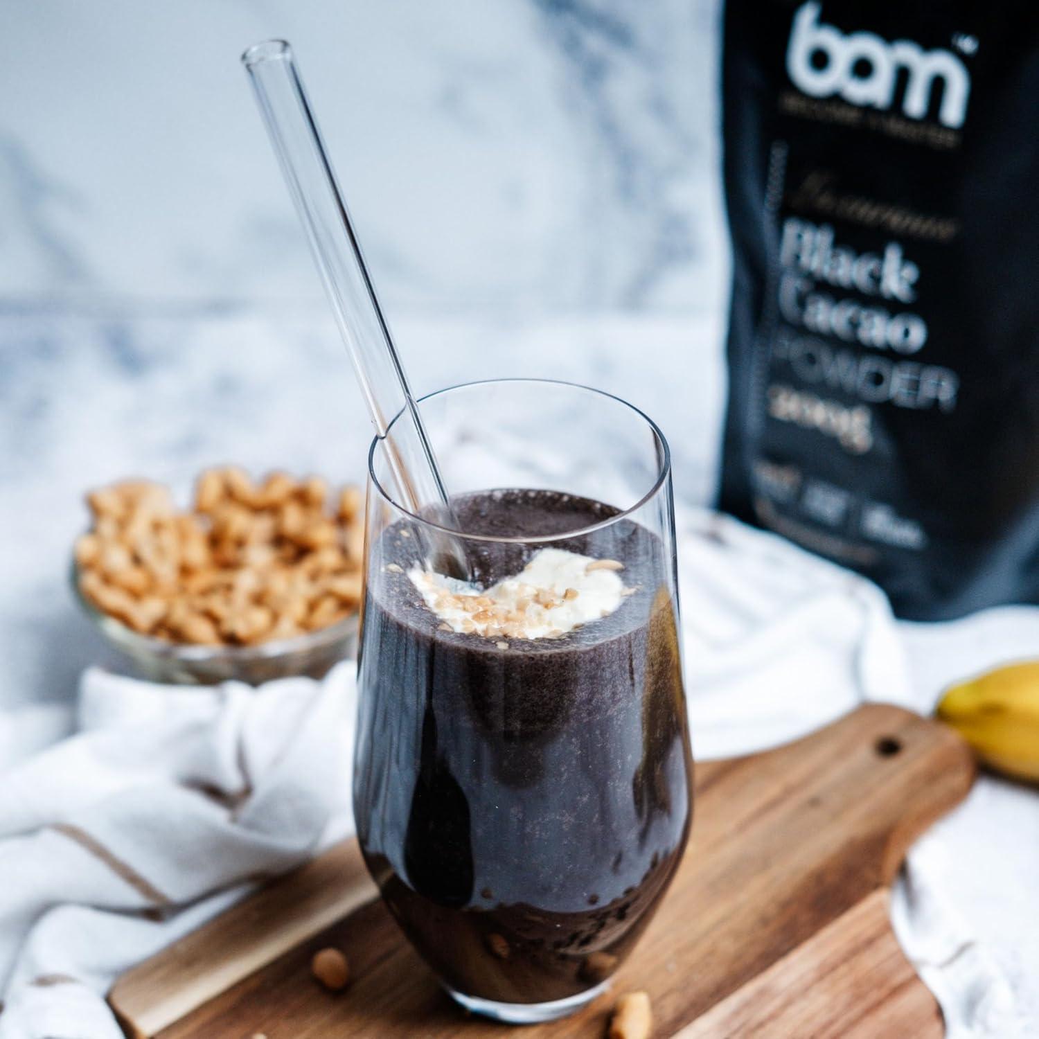 BAM Luxurious Cocoa Powder - 100% Intense Black Cocoa for Baking ...