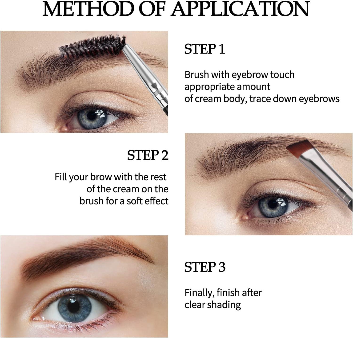 how to draw eyebrows with pomade