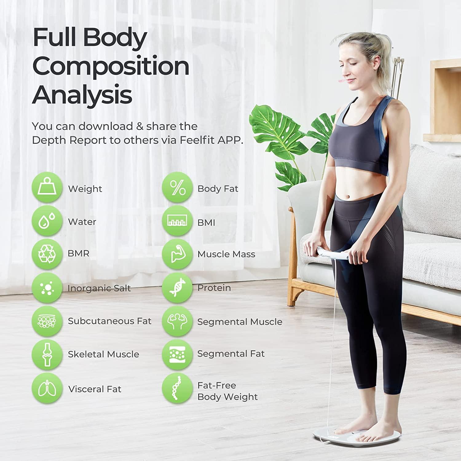 Sportneer Smart Full Body Composition Analyzer Scale Rechargeable Sportneer Smart Full Body Composition Analyzer Scale Rechargeable