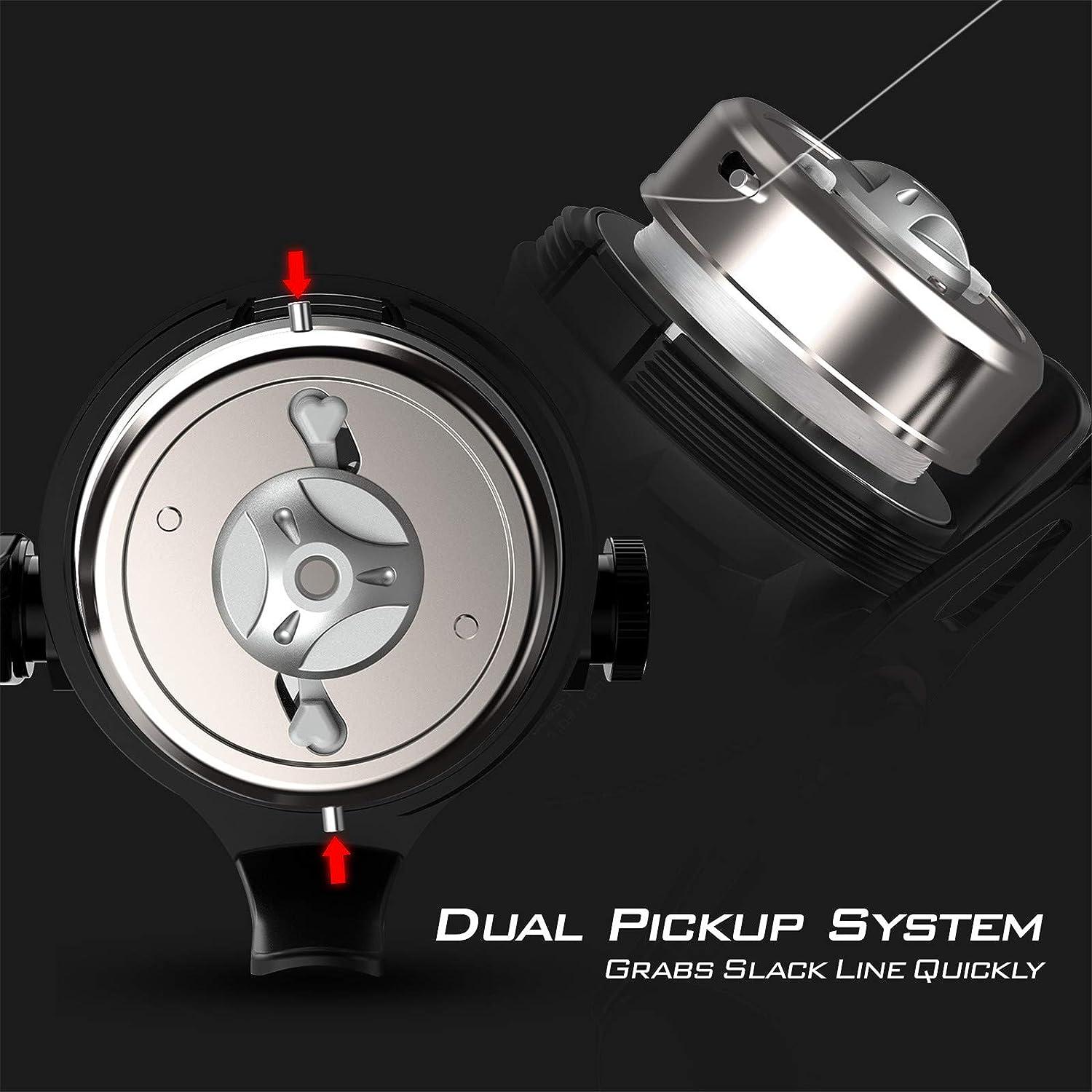 KastKing Brutus Spincast Fishing Reel Easy to Use Push Button Casting ...