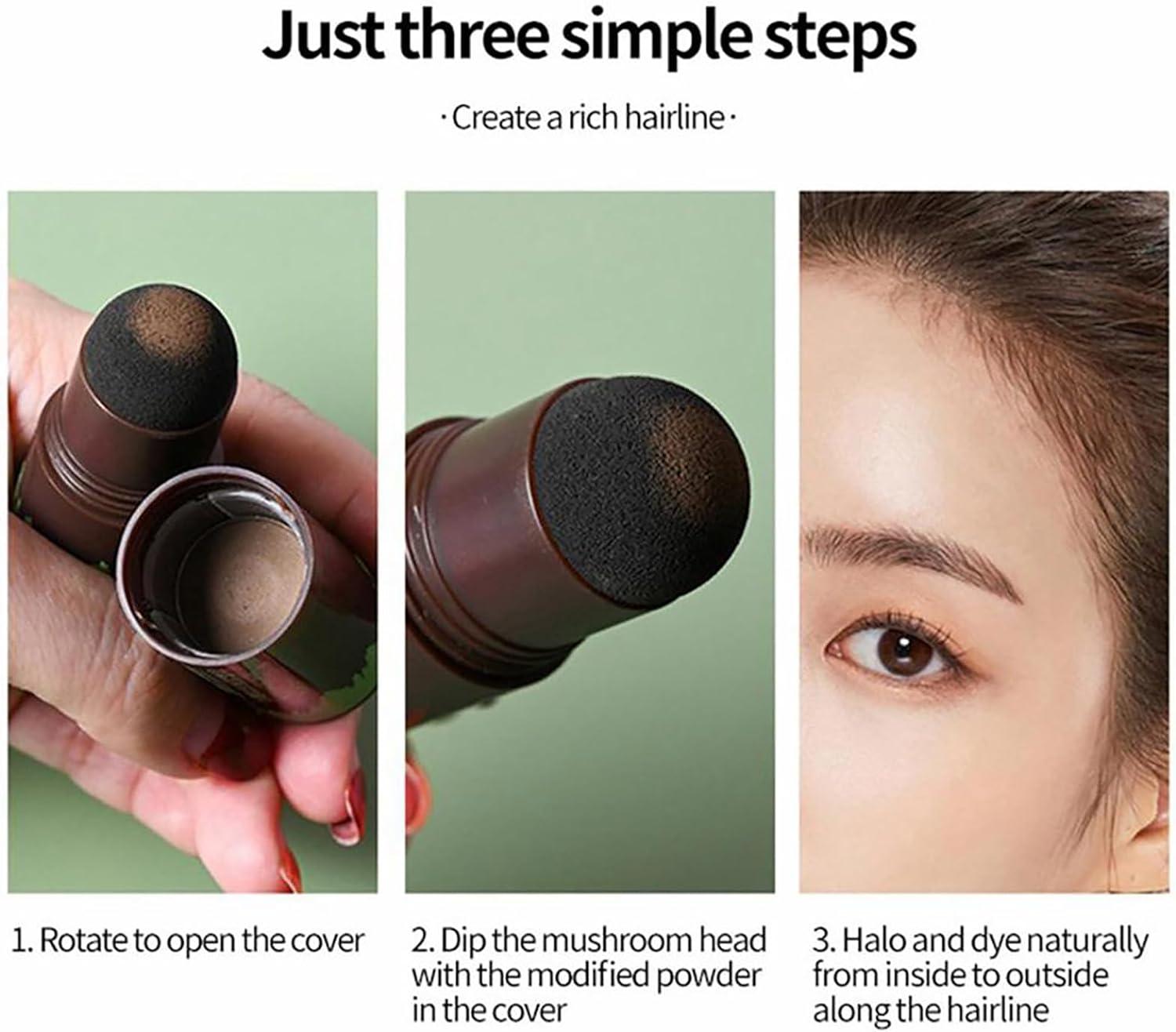 Root Touch Up Hair Powder Stick - Waterproof & Long-Lasting - Thicker ...