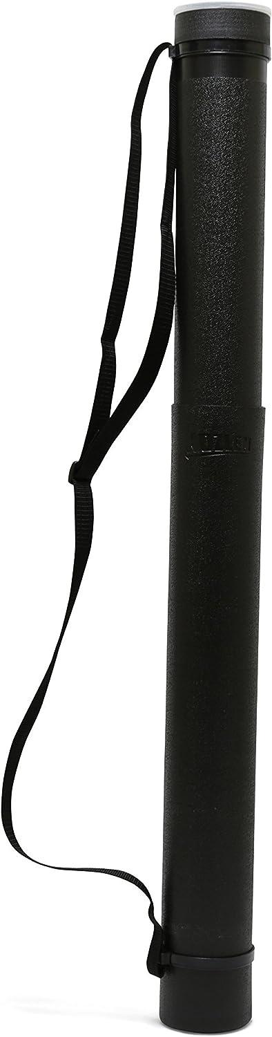Nozlen Document Poster Tube - Black Plastic Storage Tube Expands from ...