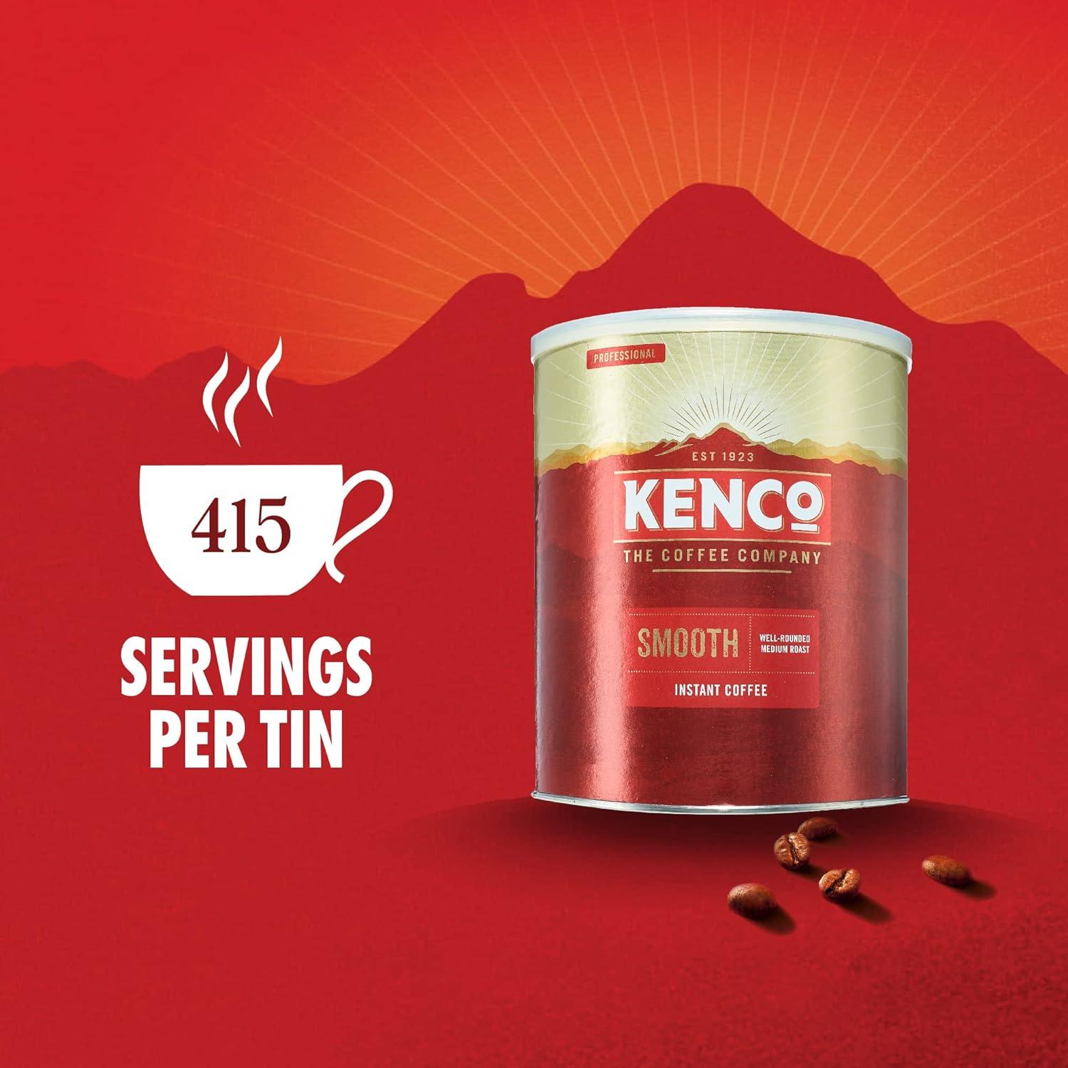 Kenco Instant Coffee Bundle | 1 x Kenco Smooth 750g Tin and 1 x Kenco Smooth 650g Refill Bag ...