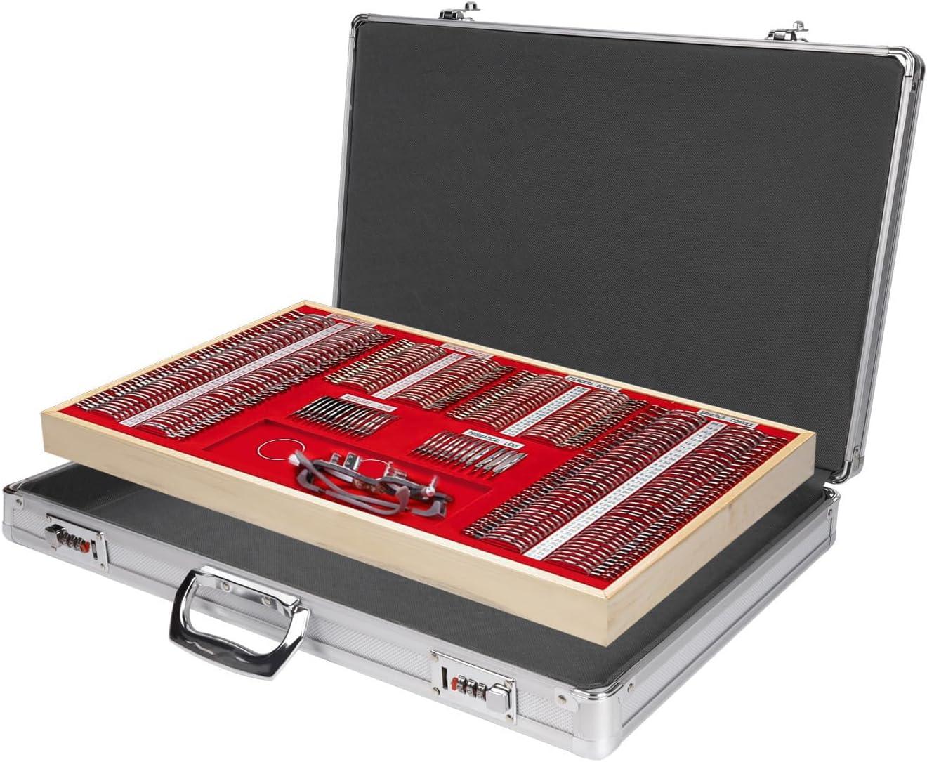 266 PCS Optical Trial Lens Set Metal Rim Optometry Kit Precise Optical ...
