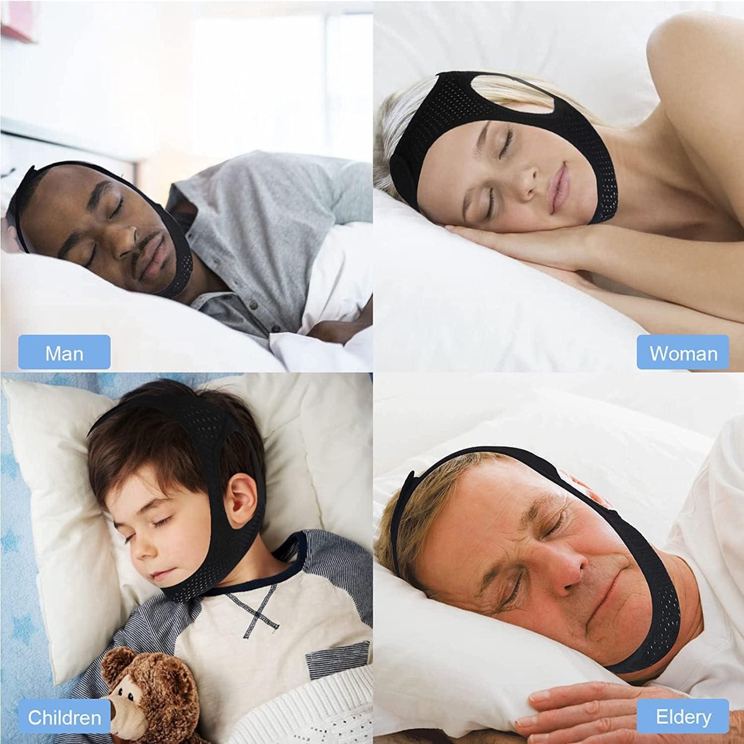 Mesh Anti Snoring Mask With V Face Strap Prevent Snoring And Jaw