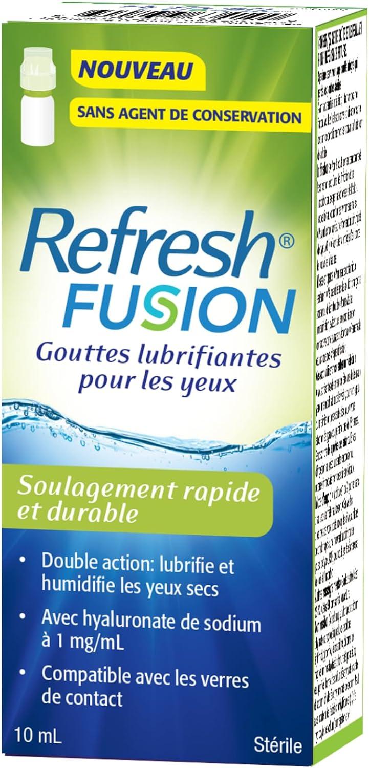 REFRESH FUSION Preservative Free Lubricant Eye Drops Dry Eye Relief ...