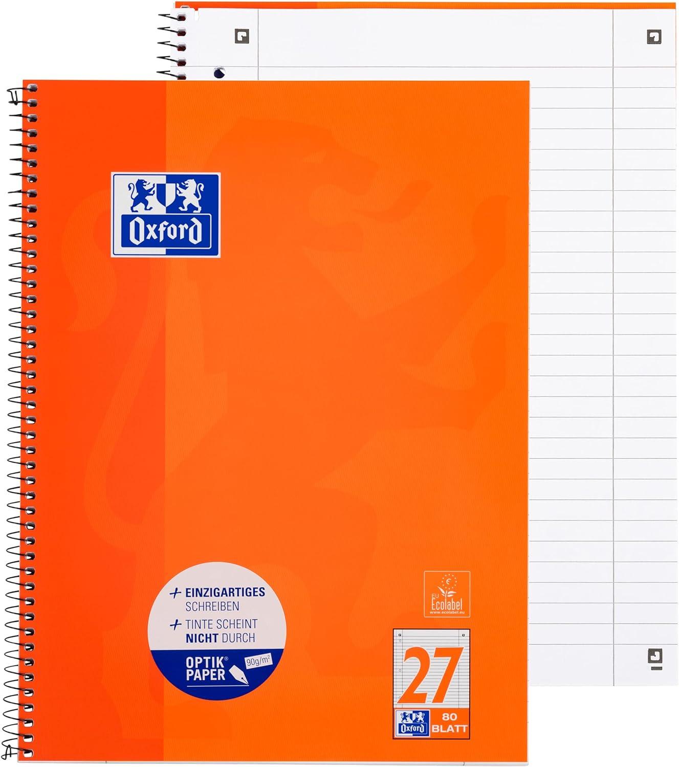 Buy Oxford A4 College Block & Schoolbooks - Lined & Checkered 3 & 5 ...