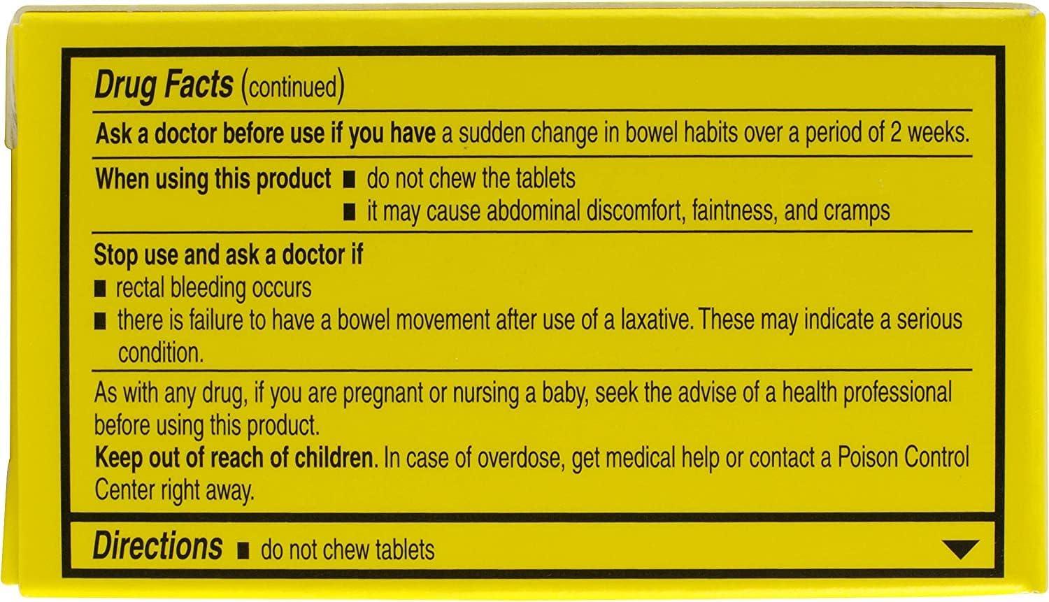 Alophen Enteric Coated Stimulant Laxative Pills - 100 Count