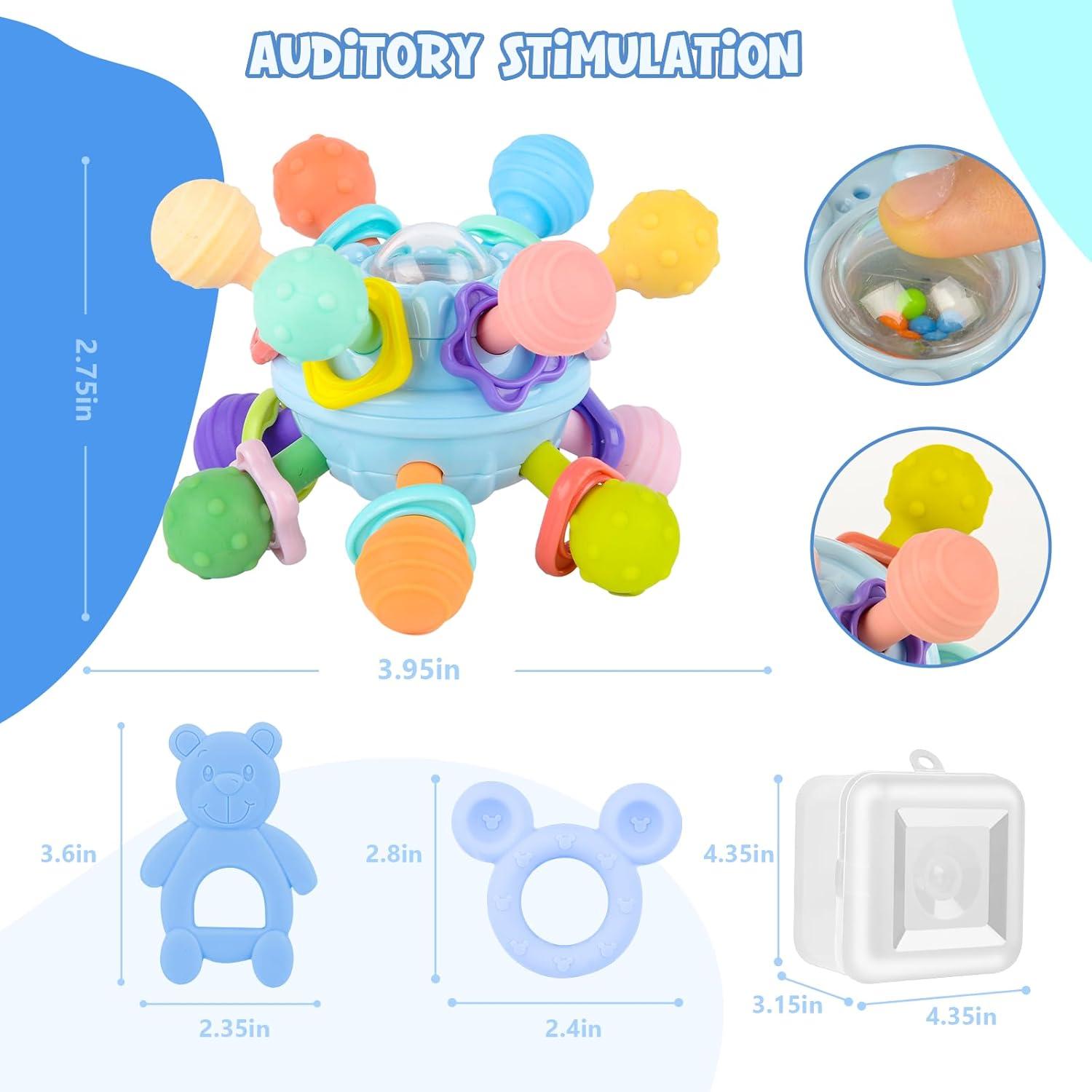 Shop Montessori Baby Biting Toys - Free Bite Rings - Educational Toys ...