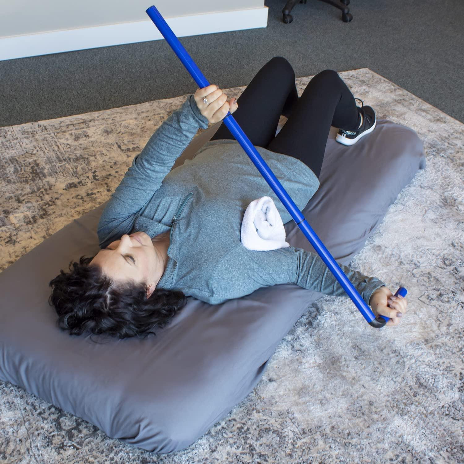 RangeMaster ShoulderWand Therapy Stretching Tool - Collapsible Bar for ...