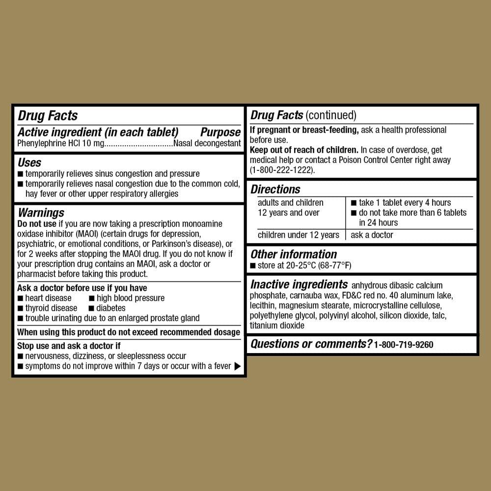 GoodSense Maximum Strength Nasal Decongestant PE - 72 Count ...