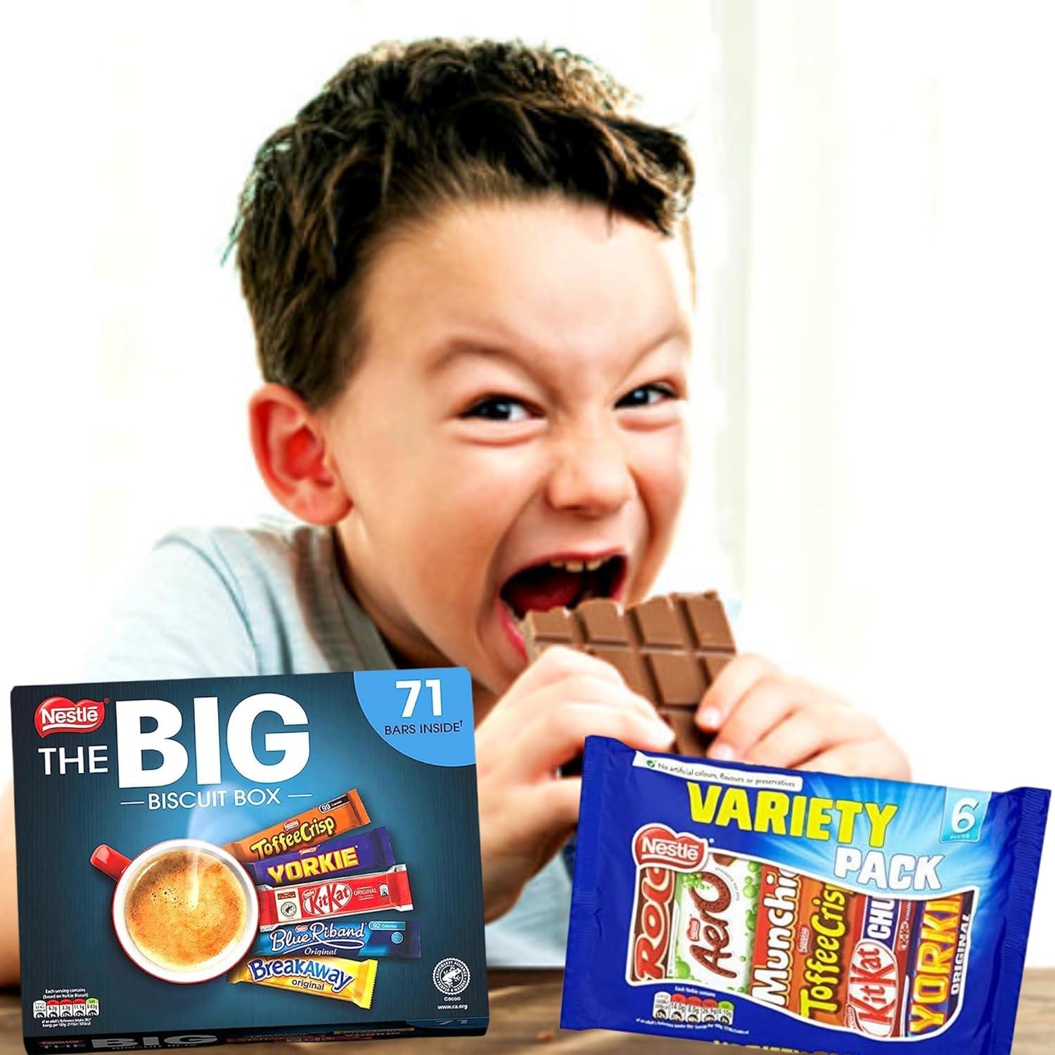 Nestle Lunchbox Snacks - The Big Biscuit Box Of Chocolate Bars ...