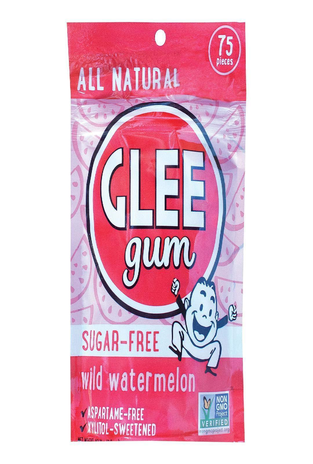 Glee Gum Sugar-Free Wild Watermelon Pouch - 75 Count | Guilt-Free ...