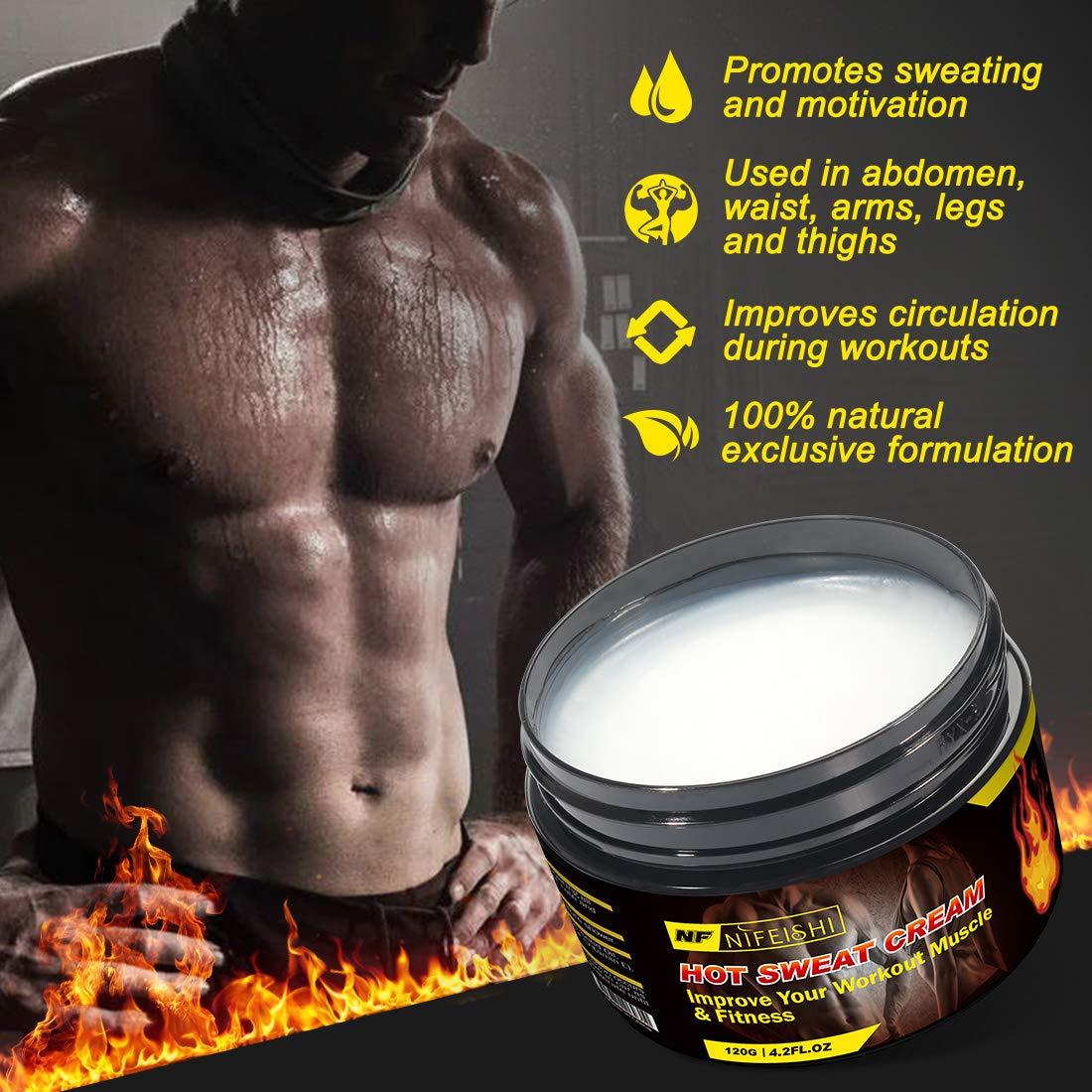 Hot Sweat Cream - Fat Burning Gel for Belly, Tummy Slimming & Cellulite ...