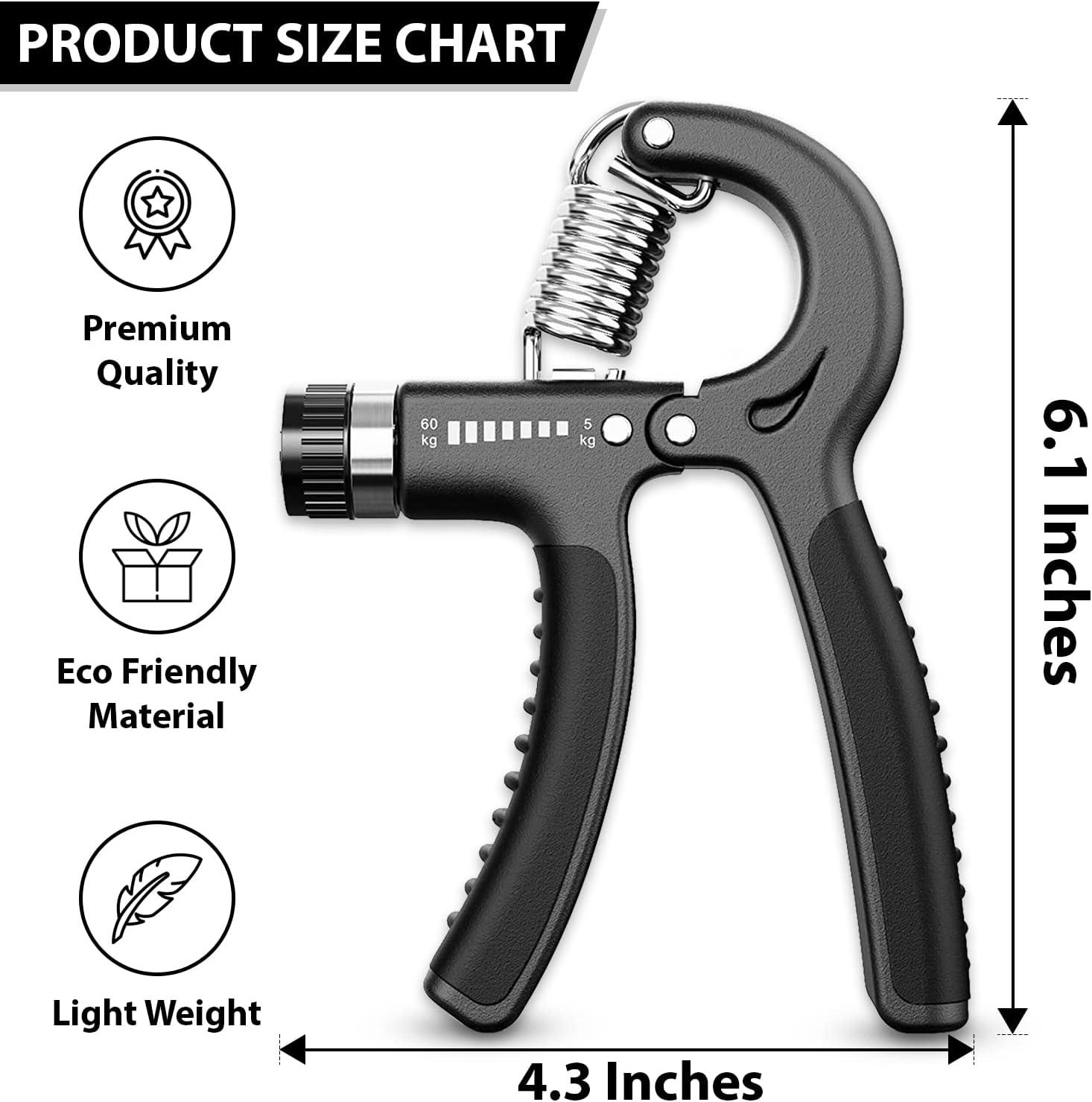 Adjustable Forearm Trainer Set (5-60 kg) - Enhance Grip Strength ...
