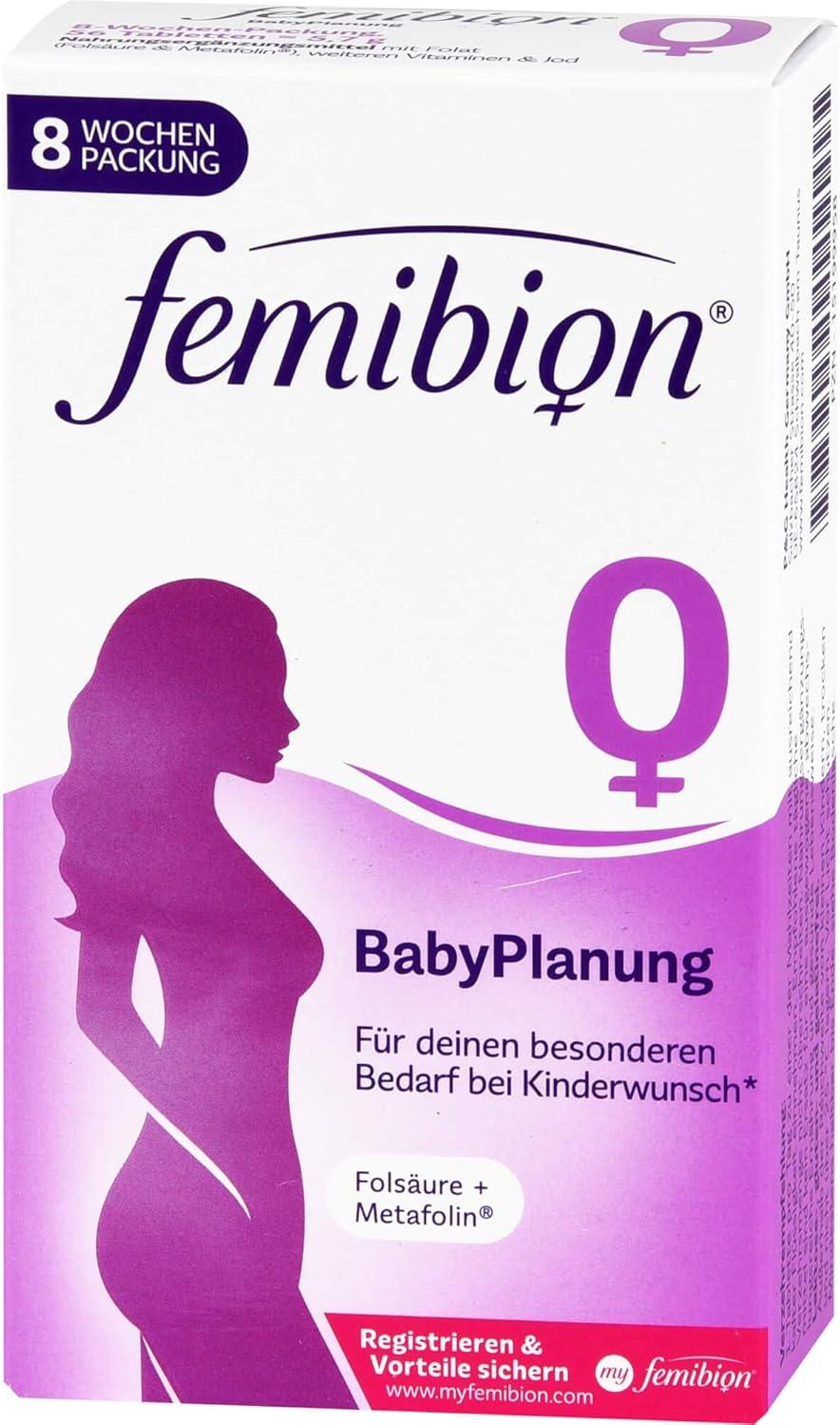 Femibion 0 Baby Planning Supplements - Daily Nutritional Support with ...