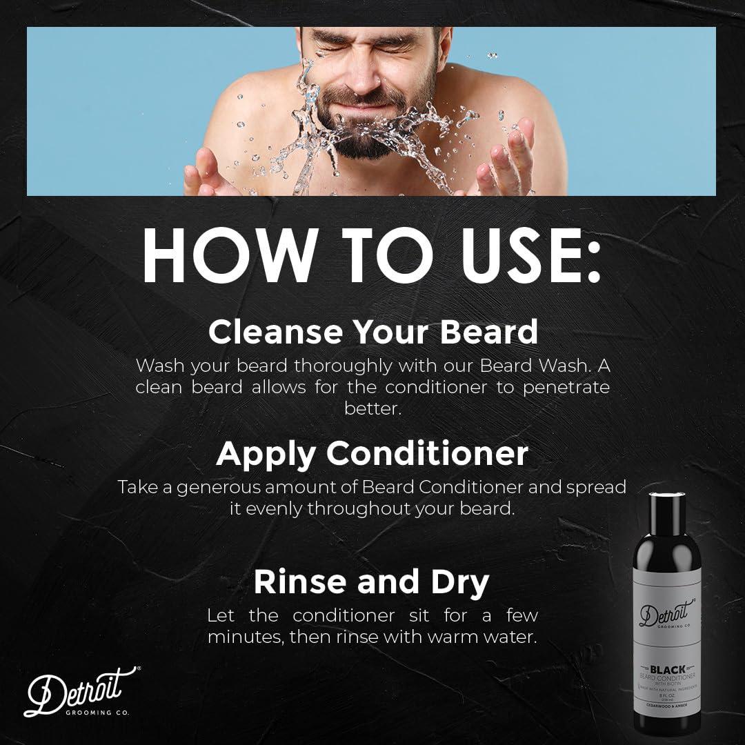 Detroit Grooming Co. Beard Conditioner - Argan Oil & Cocoa Seed Butter ...