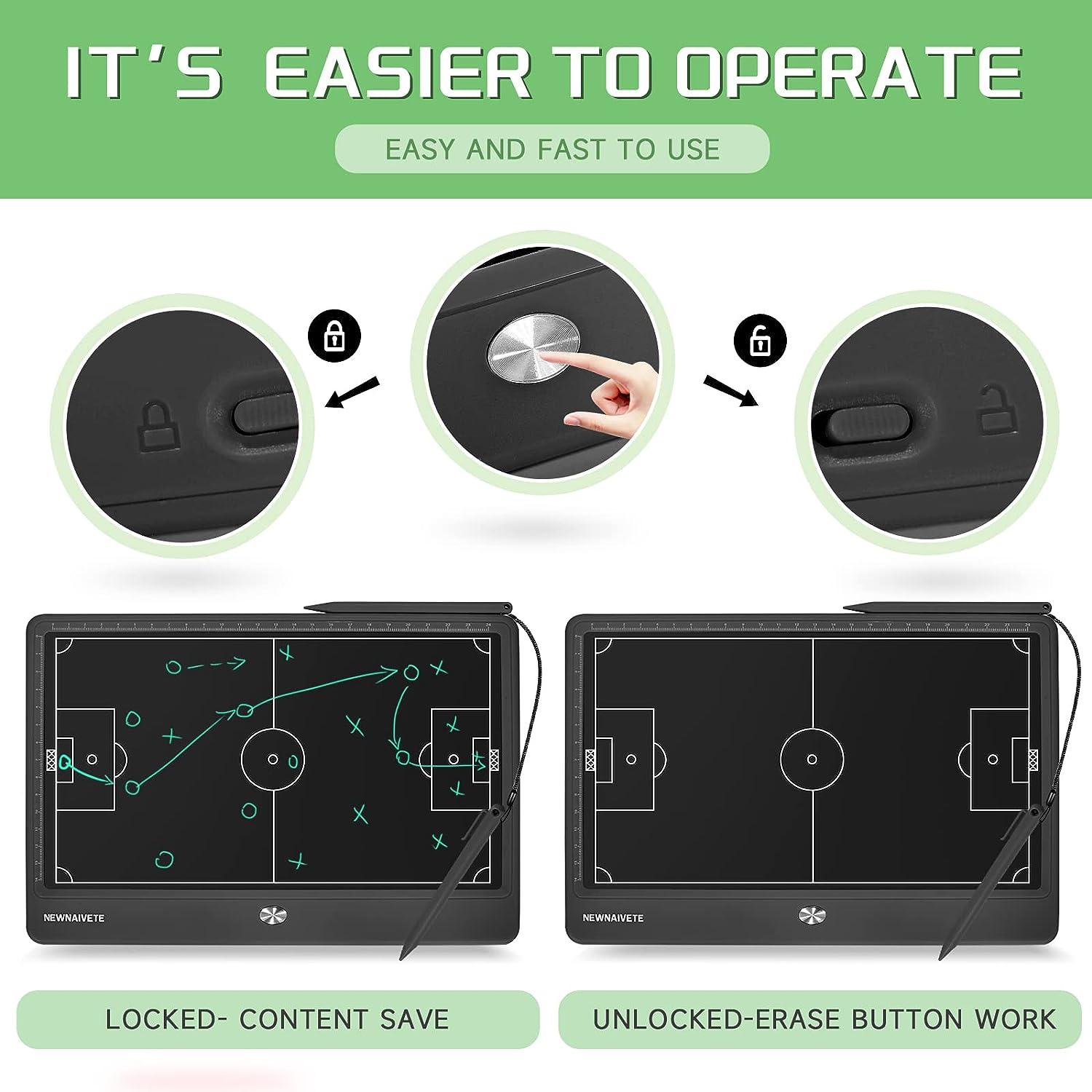 Newnaivete 12.8 inch Electronic Football Coach Board with LCD Display ...