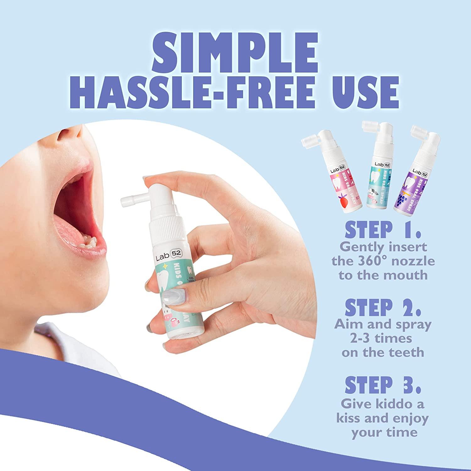 LAB52 Children Toothpaste Helper - Anticavity Mouth Spray with MesoFill ...