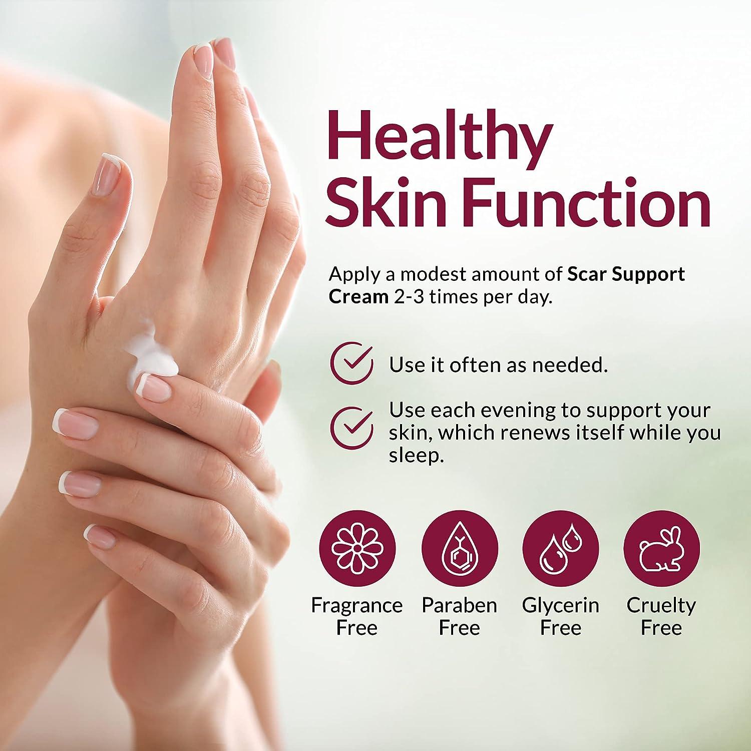 MiraCell Scar Support Cream - Natural Acne & Burn Scar Removal ...