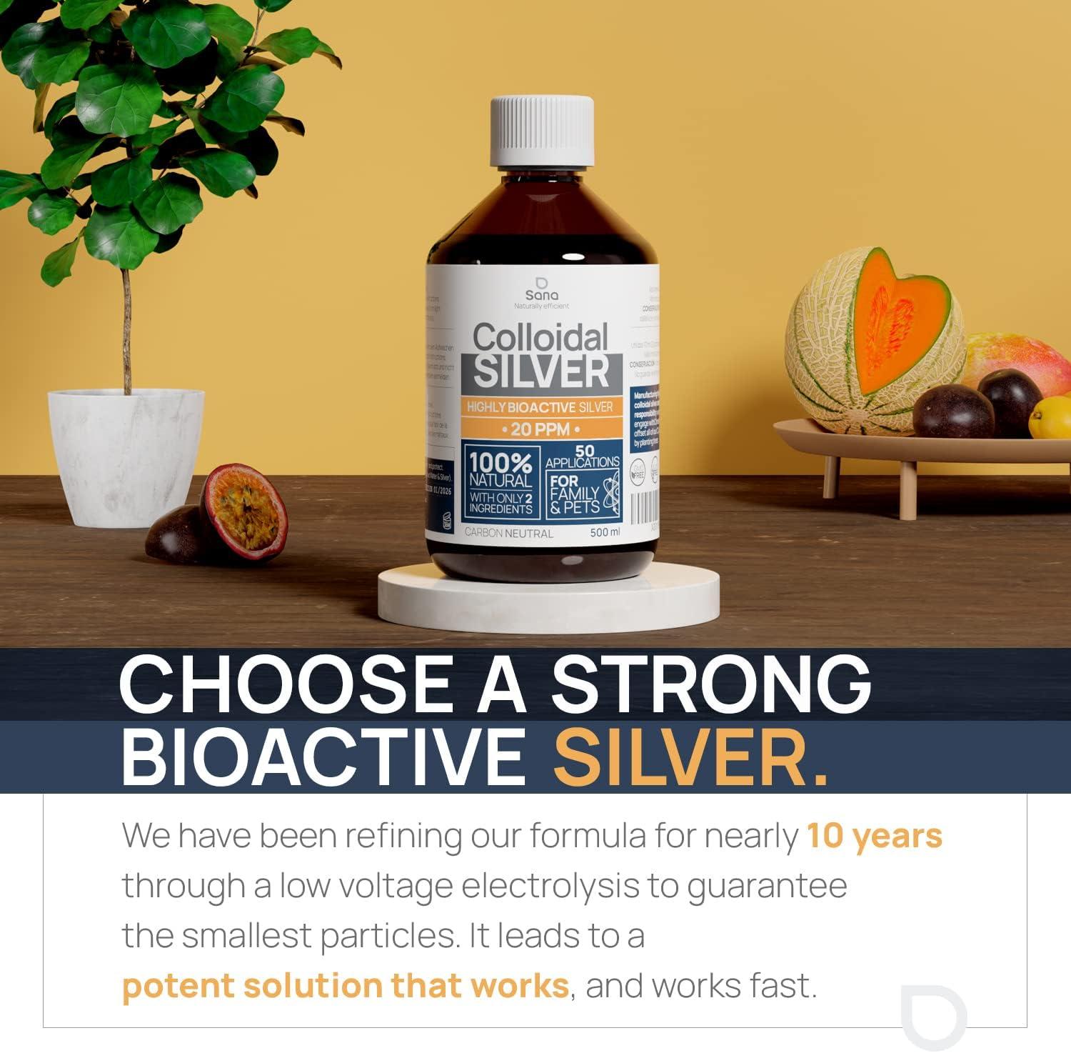 Colloidal Silver 20 PPM for Humans & Dogs | Highly Bio Active Hydrosol ...
