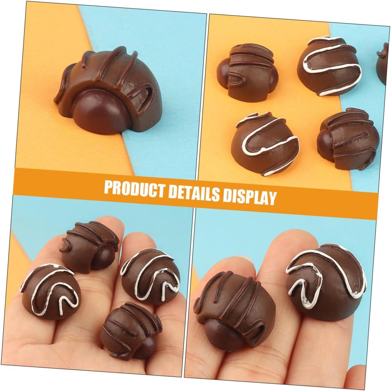ERINGOGO 12pcs Simulation Chocolate Models Interesting Fake Chocolate ...