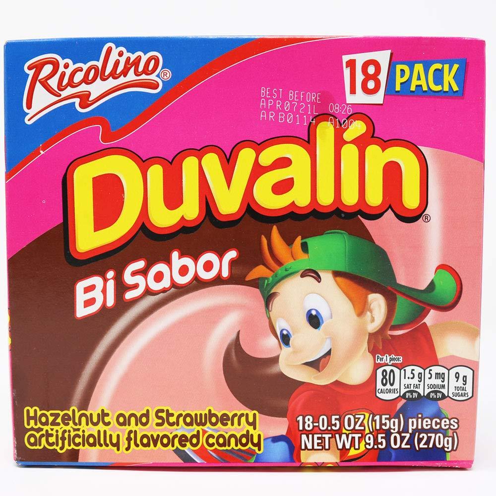 Duvalin Bundle: 18 Count Tri-Flavor Pack - Vanilla Hazelnut, Strawberry Hazelnut, Strawberry ...