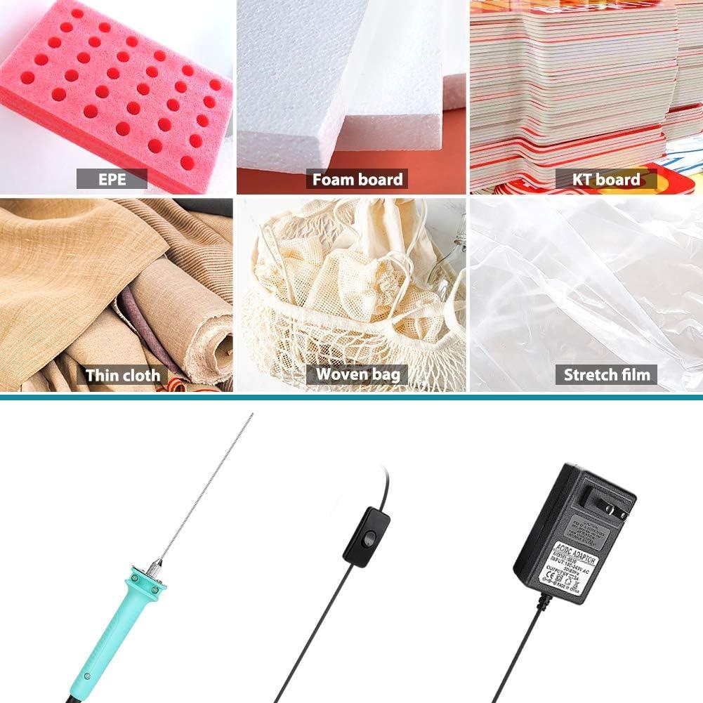 Jhua Hot Wire Foam Cutter Electric Styrofoam Cutting Tool - 15W with 4 ...