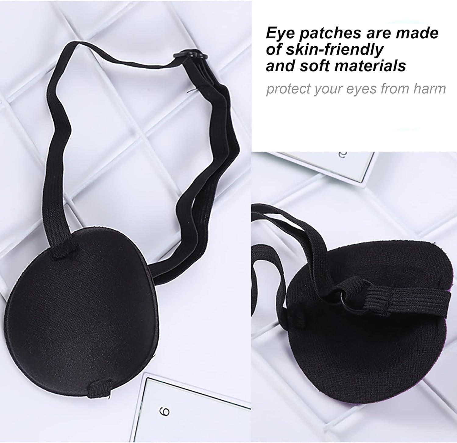 Adjustable Plain Cotton Eye Patch for Lazy Eye, Amblyopia & Strabismus ...