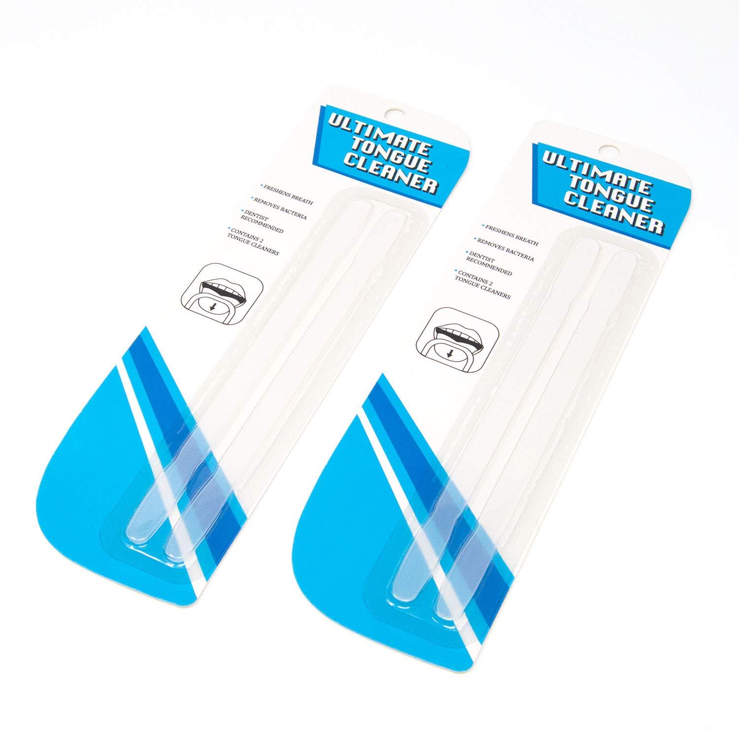 Ultimate Tongue Cleaner 4 Pack - Gentle & Effective Plastic Tongue ...