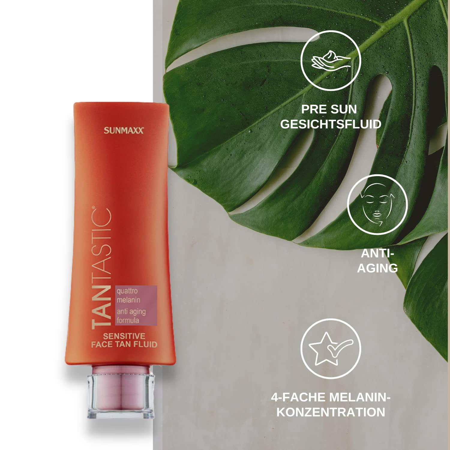 Tantastic Sensitive Face Tan Fluid - Browning Accelerator for Pre-Sun ...