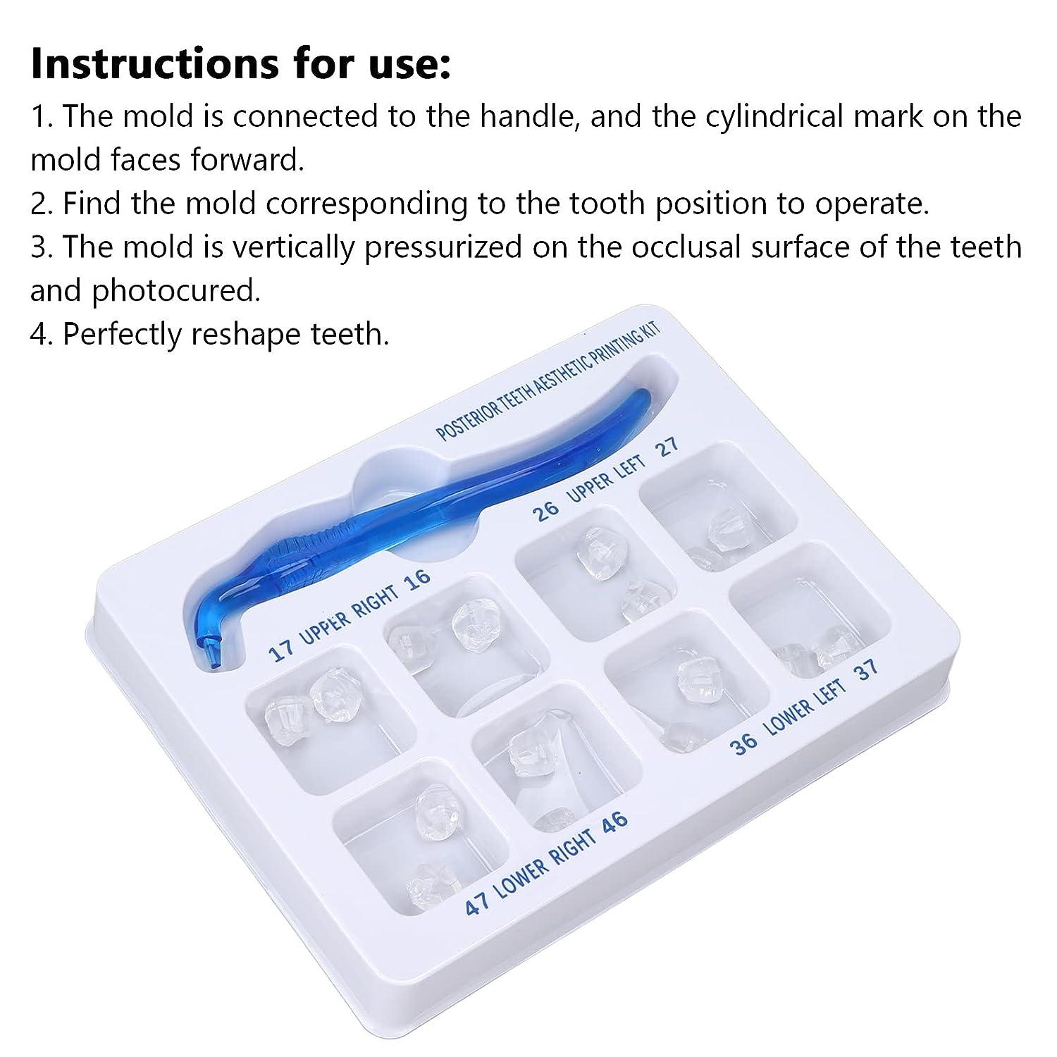 Posterior Teeth Aesthetic Printing Kit - 16 Molds - Dental Oral Care ...