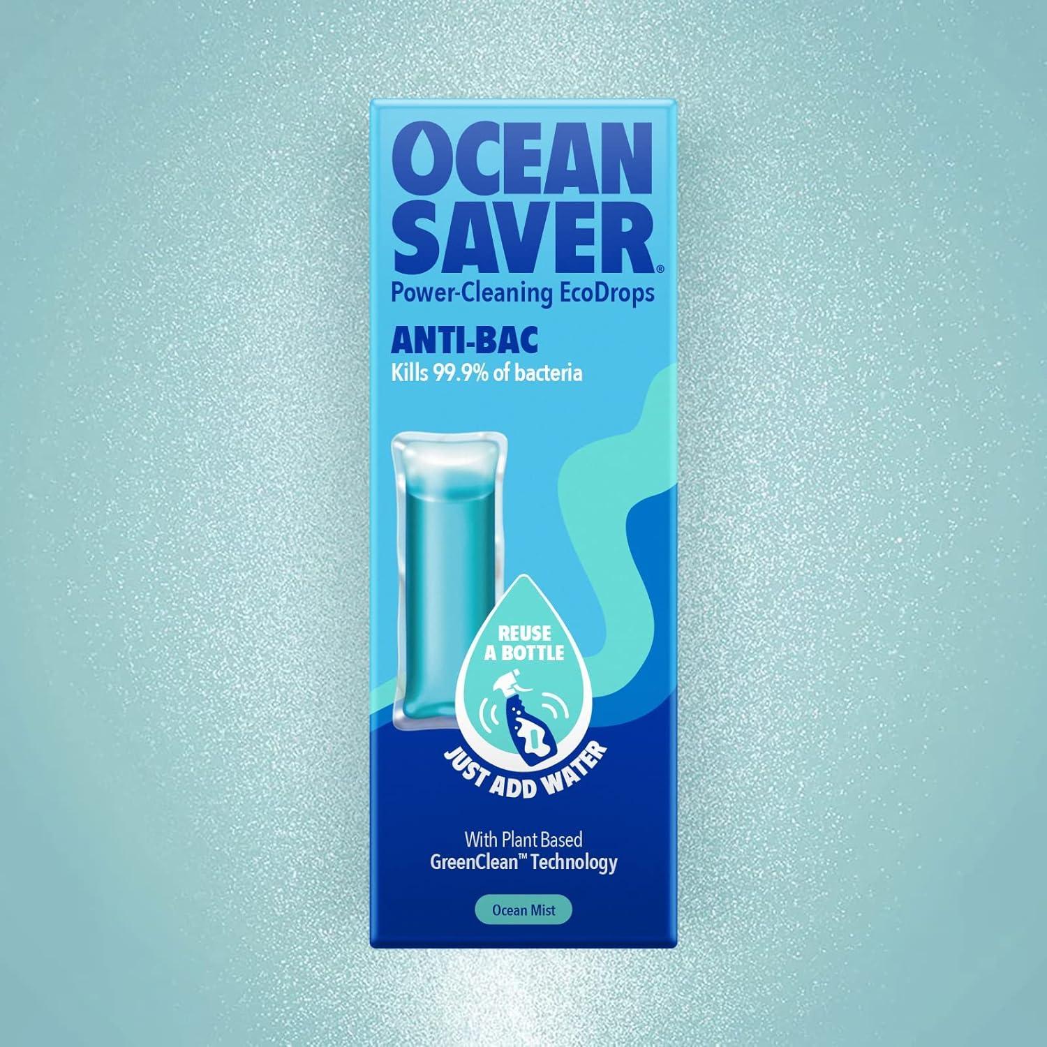 OceanSaver Eco Home Cleaning Kit: Antibacterial Spray, Degreaser ...