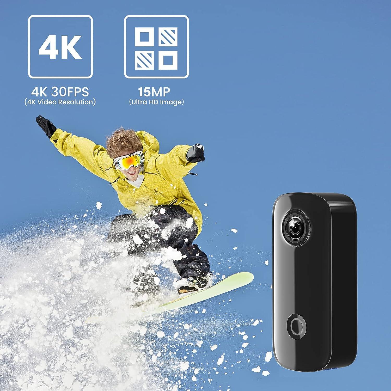 SJCAM C100+ 4K30FPS WiFi Action Camera | 15MP HD Image | Mini Portable ...