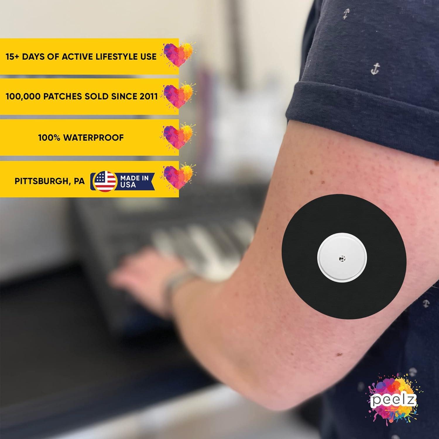 Freestyle Libre 2 Sensor Covers 25 Pack - Waterproof CGM Sensor Patches ...