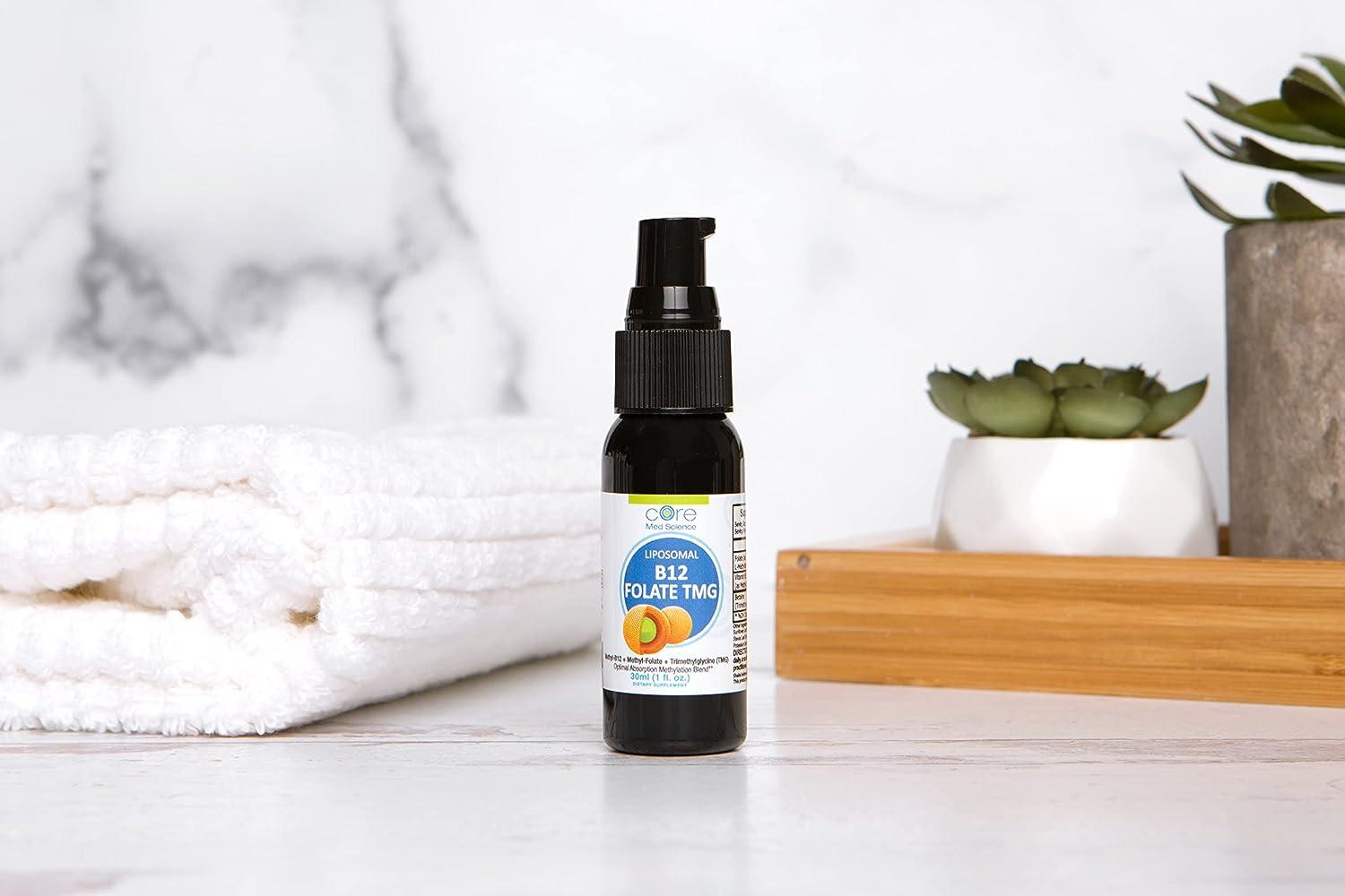 IV for Life Liposomal B-12 Folate TMG - Liquid Spray with 3000mcg B-12 ...