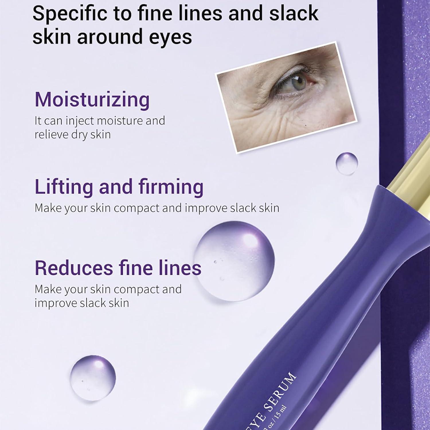 Eye Serum Anti Aging - Roll-on Retinol Eye Serum - Under Eye Serum for ...