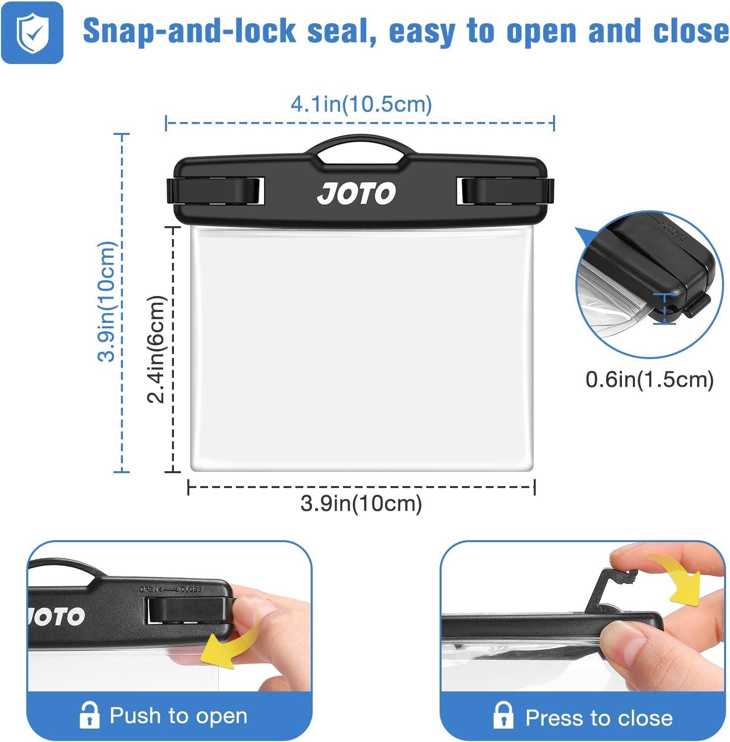 JOTO 2 Pack Waterproof Car Key FOB Case with Lanyard - Small Waterproof ...