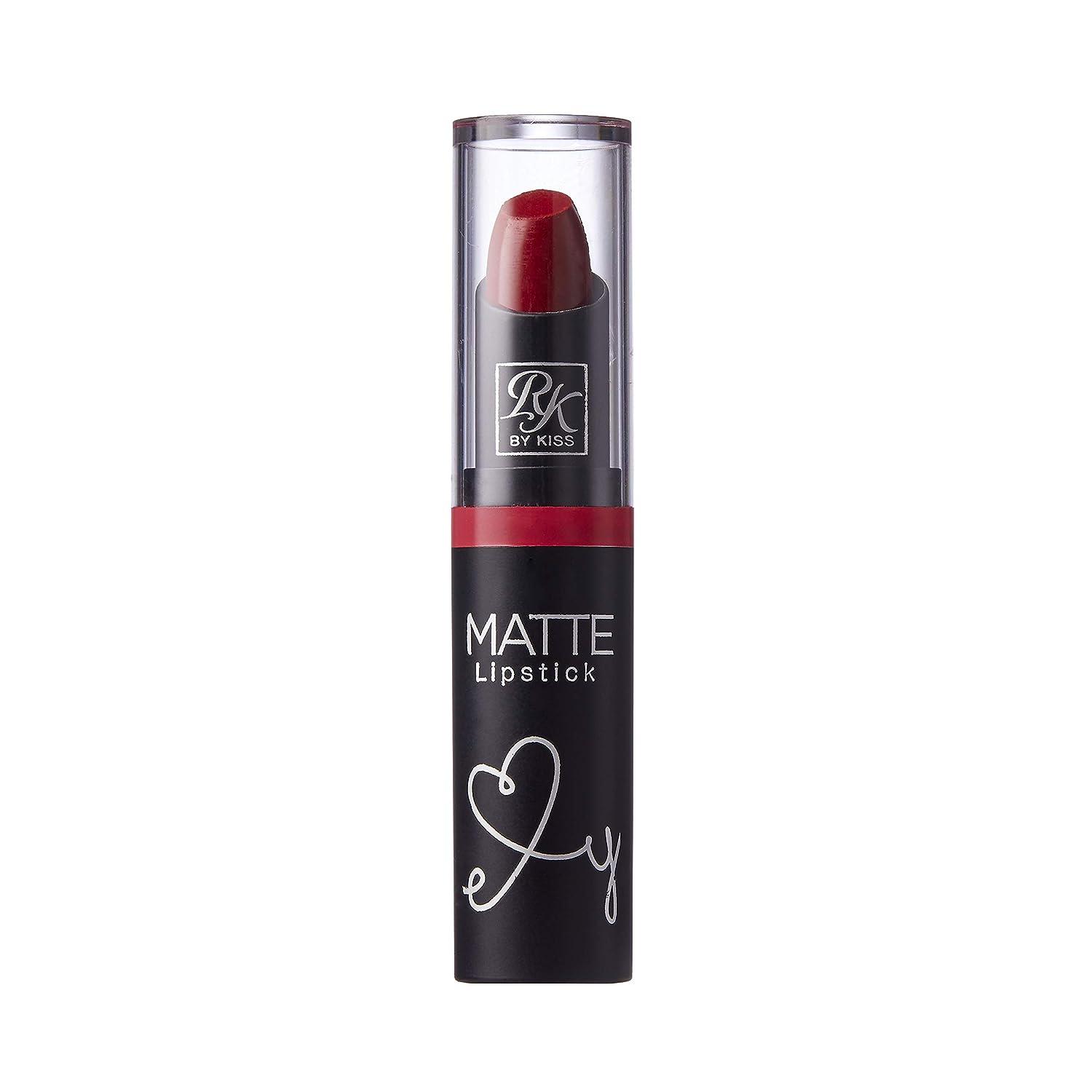 KISS Ruby Kisses Matte Lipstick in Kiss Red - Long-Lasting Lip Color ...