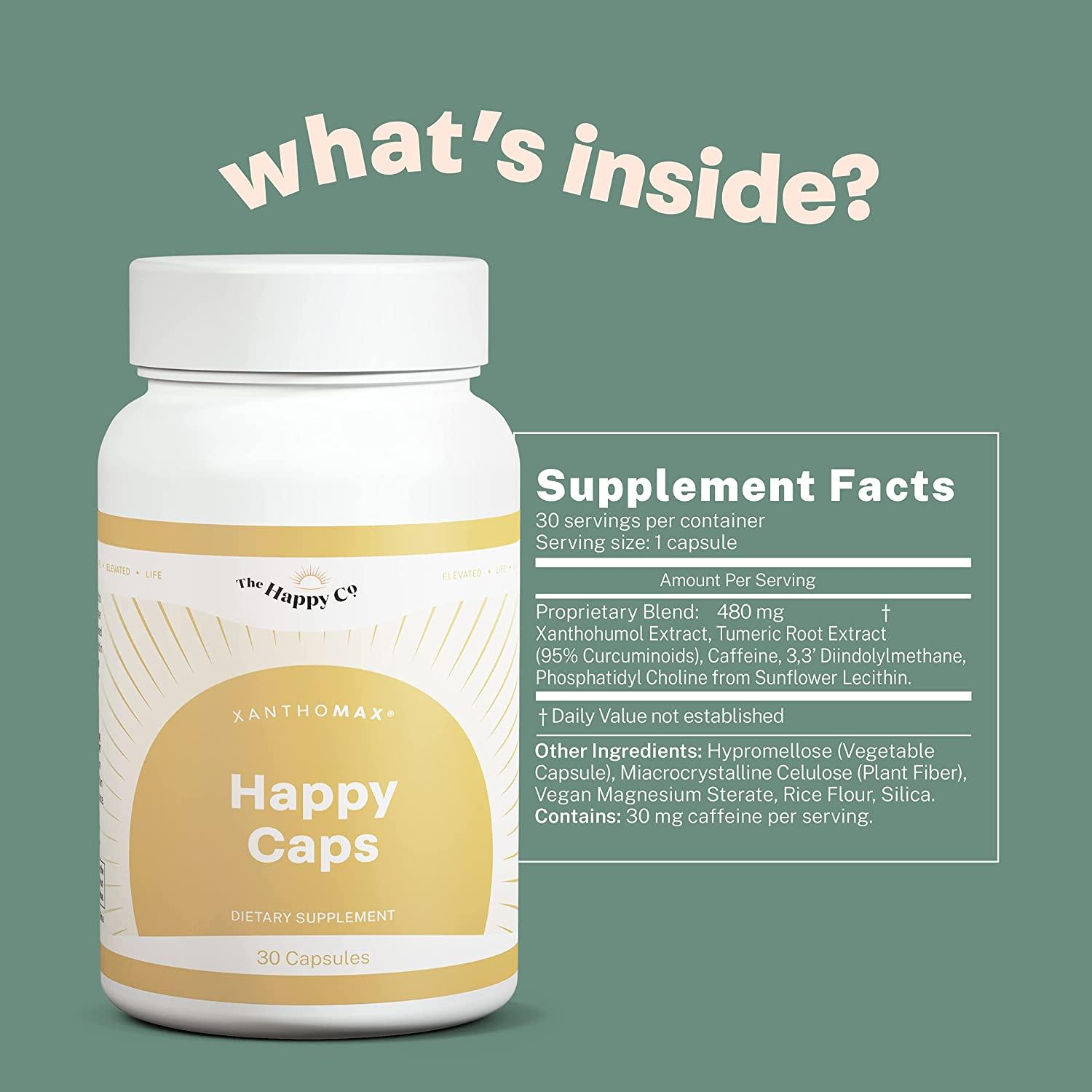 The Happy Co. D.O.S.E. Coffee Duo - Elevate Smart Coffee & XanthoMax ...