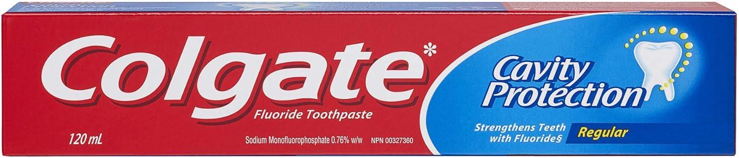 Colgate Cavity Protection Fluoride Toothpaste - Fresh Mint Taste ...