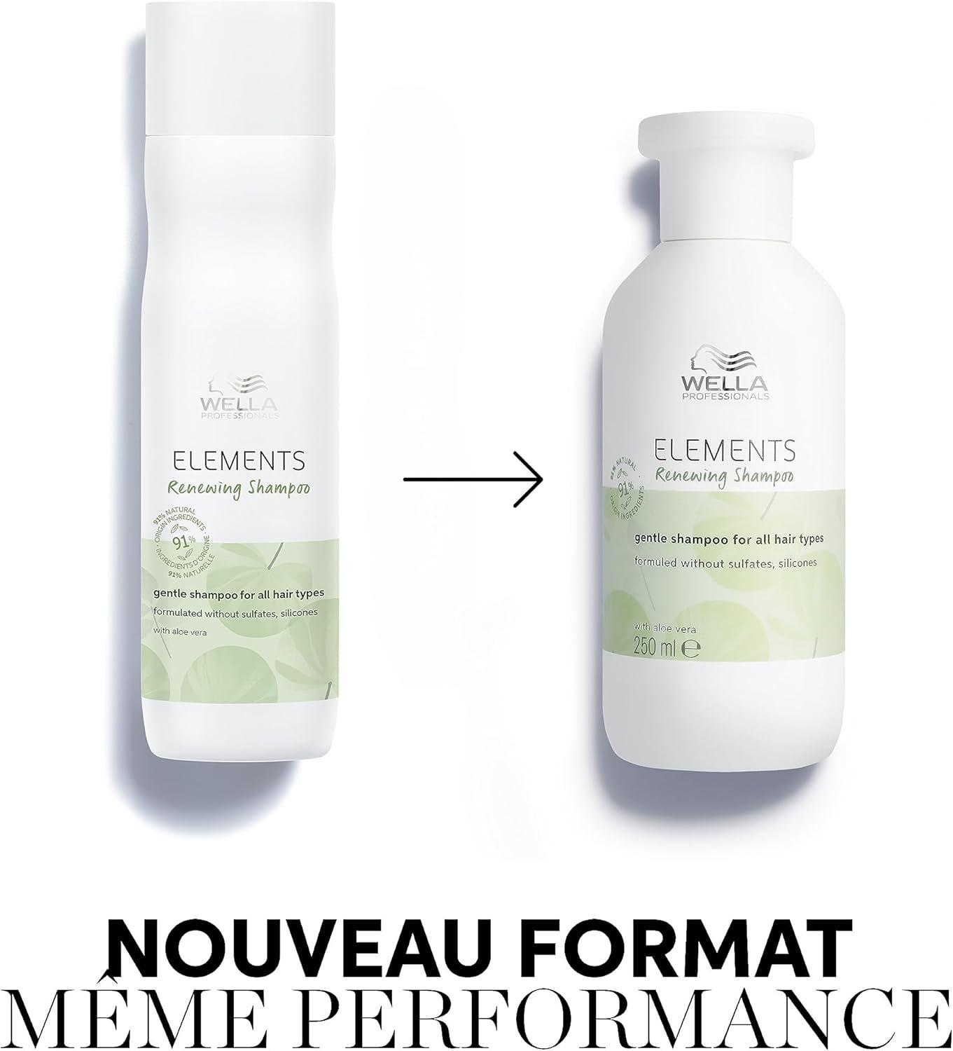Wella Professionals Elements Gentle Regenerating Shampoo Sulfate and ...