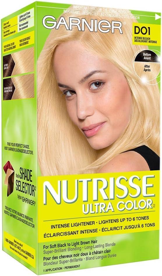 Garnier Nutrisse Ultra Color Permanent Hair Colour Intense Bleach Cream ...