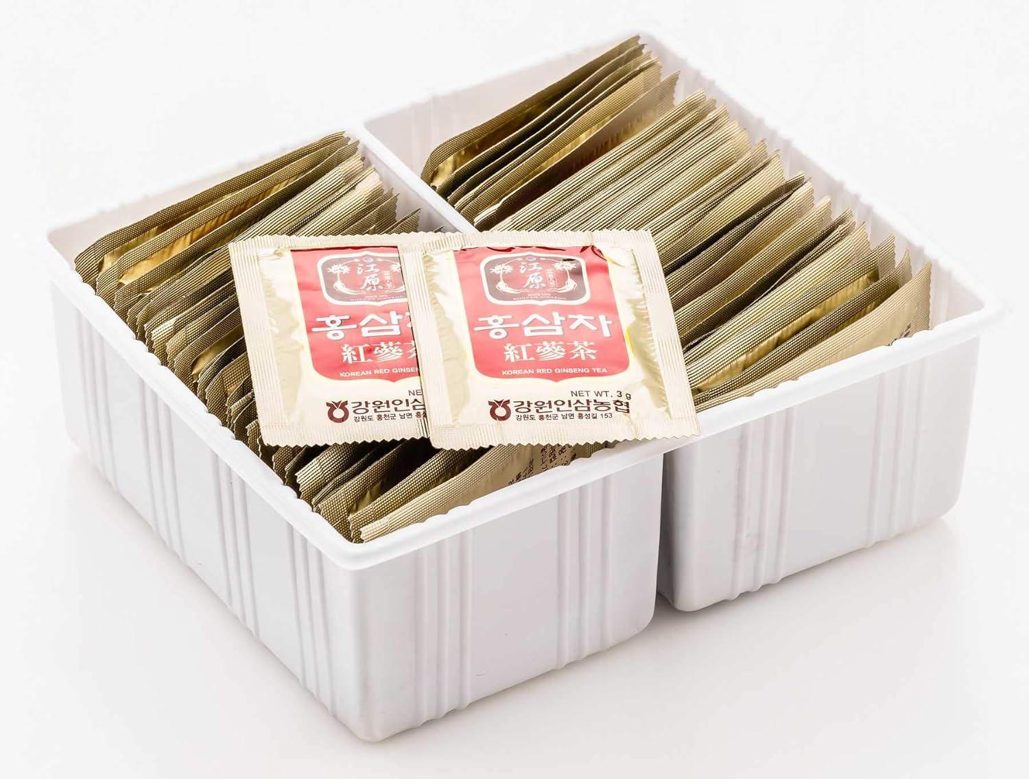 Gangwoninsam 6 Year Korean Red Ginseng Tea - 150g (3g x 50 packets ...