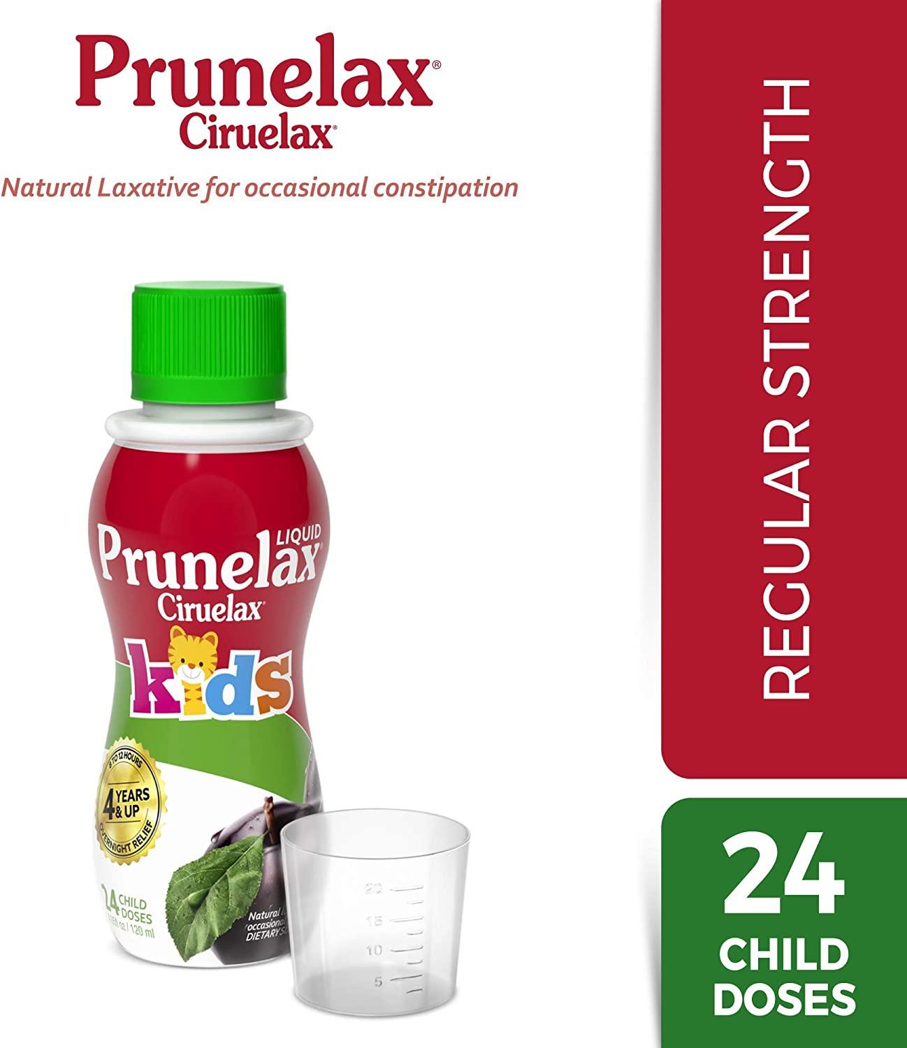 Prunelax Ciruelax Natural Laxative Liquid for Kids 4.05 Fl Oz - Gentle ...