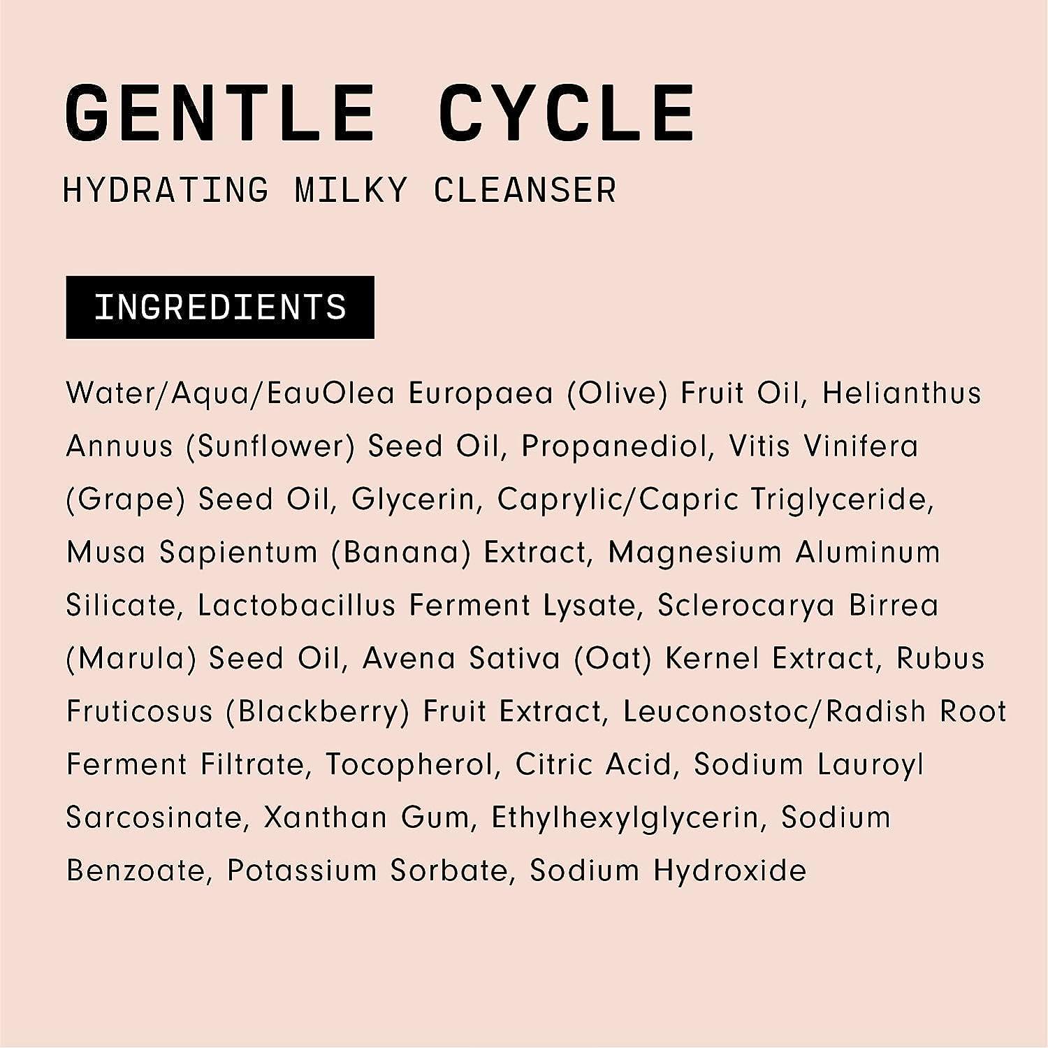 Versed Gentle Cycle Hydrating Milky Cleanser - Makeup Remover for Dry ...