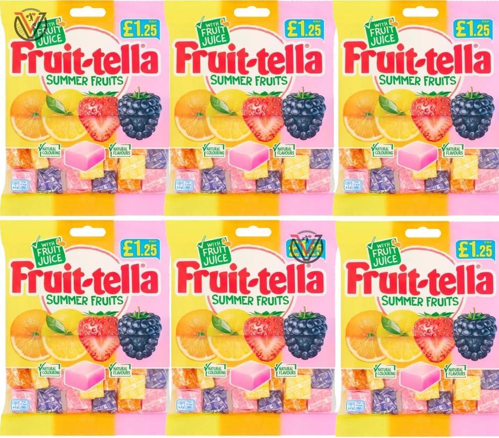 Fruittella Summer Fruits Strawberry Mix Bag 135g | Pick Any type ...