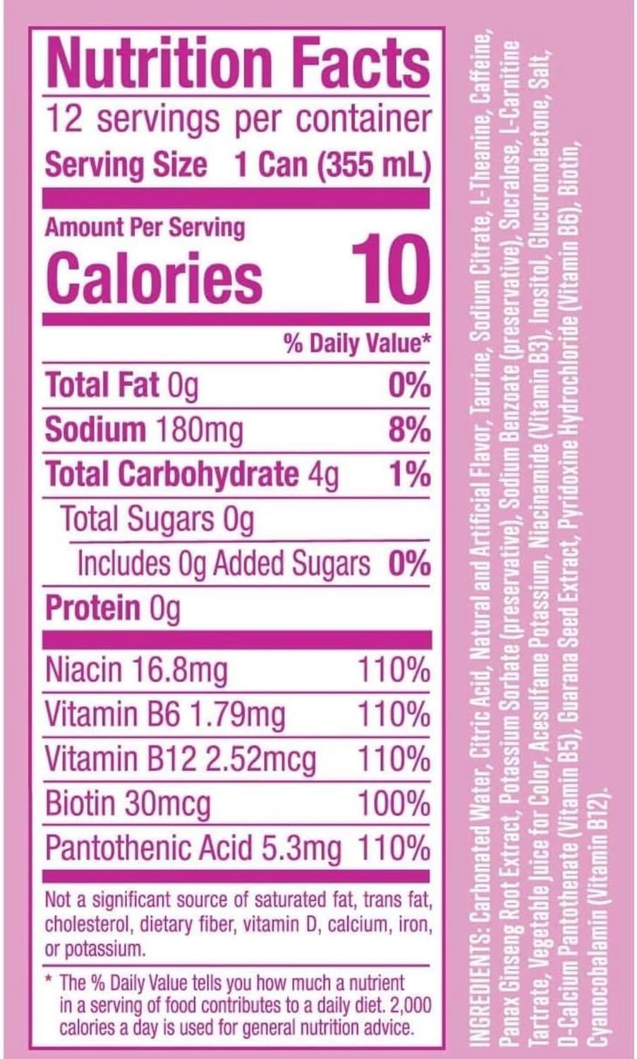 Hiito Alani Nu SUGAR FREE Kimade Pink Lemonade Energy Drink By Kim ...